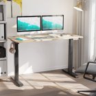 OFM Model 55218 24" x 60" Modular Desk and Worktable, Maple with Silver ...