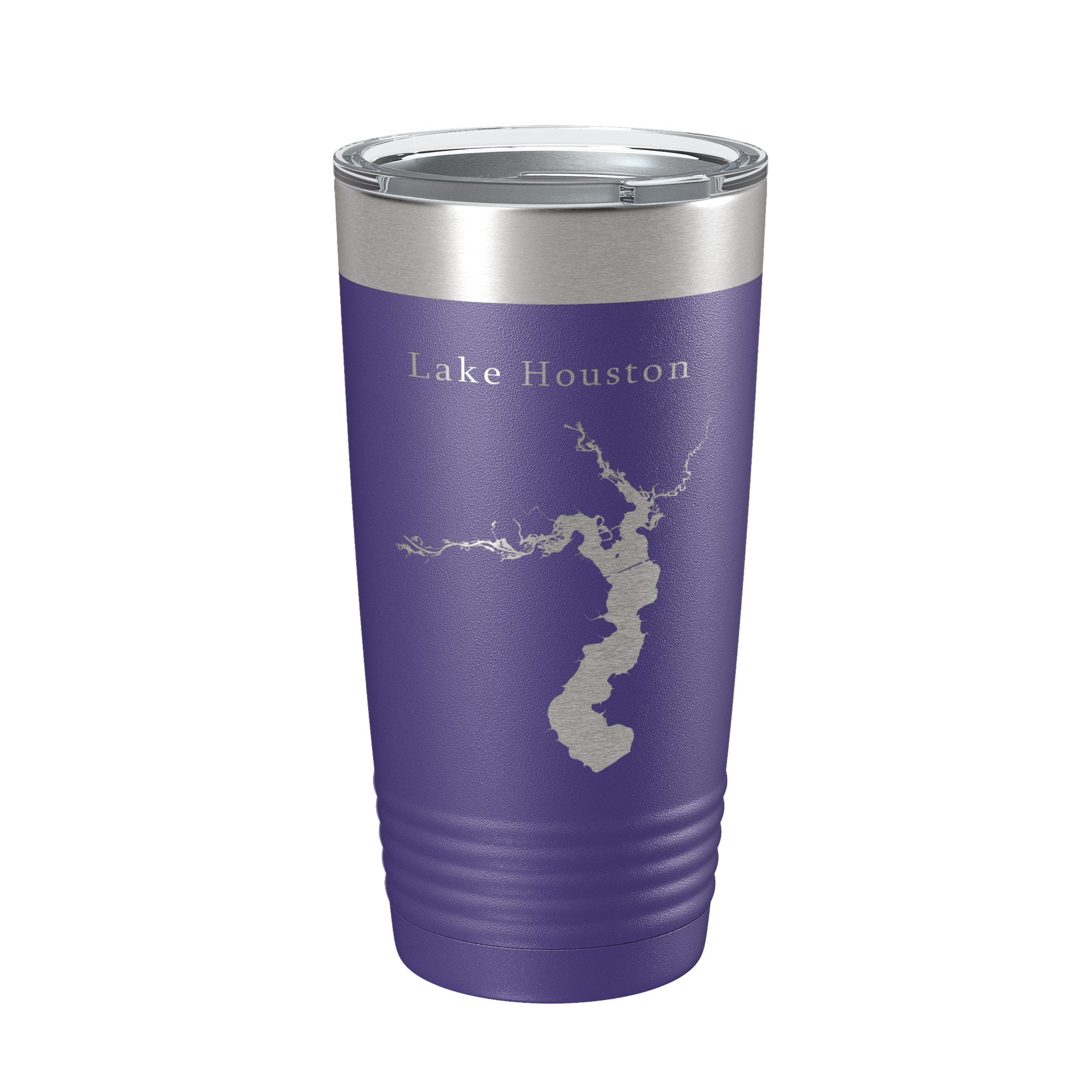 Lake Houston Map Tumbler Travel Mug Insulated Laser Engraved Coffee Cup ...