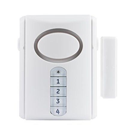 GE Deluxe Wireless Door Alarm, 120 Decibel, Alarm or Entry Chime ...