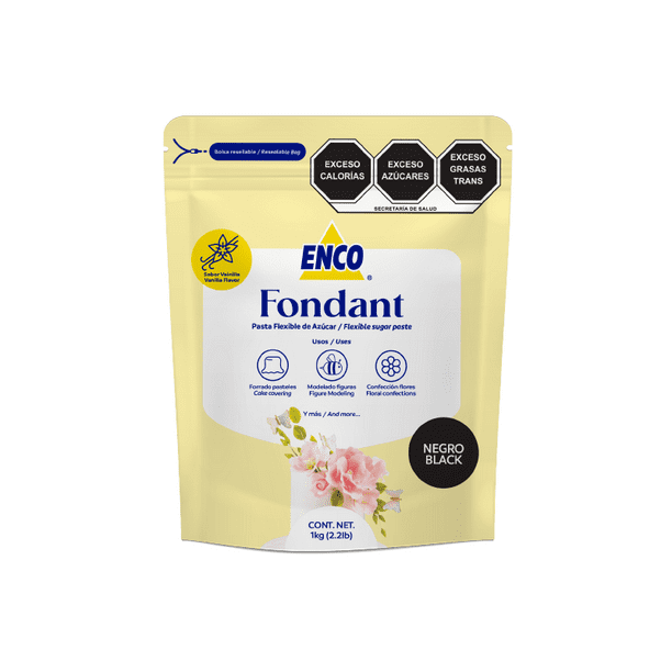 Super Fondant Negro ENCO 1 kg | Bodega Aurrera en línea