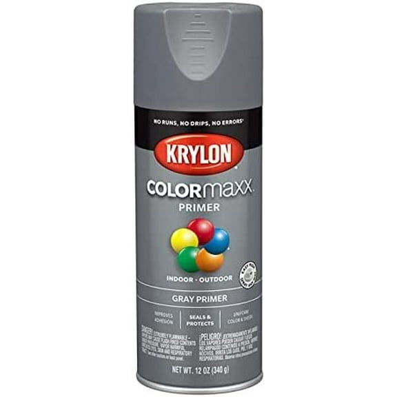 Krylon Colormaxx Paint & Primer Spray - Gloss, Durable - Pack of 6, 12 ...