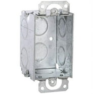 Carlon 1-Gang PVC Molded Wall Switch Box B122AUPC - Walmart.com