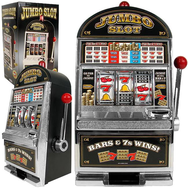 Jumbo Slot Machine Bank - Authentic Replication - Walmart.com