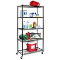 5 - Tier NSF Wire Shelving with Wheels, Commercial - Grade - Walmart.com