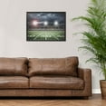 Aarocafa – Stadium Football Field Art (Black Plastic Frame) | Viral ...