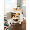 Powell Conrad Kitchen Cart, Multiple Finishes - Walmart.com