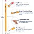 50 Pack Pencils #2，Pre-Sharpened HB Pencil Bulk with Top Erasers, Great ...
