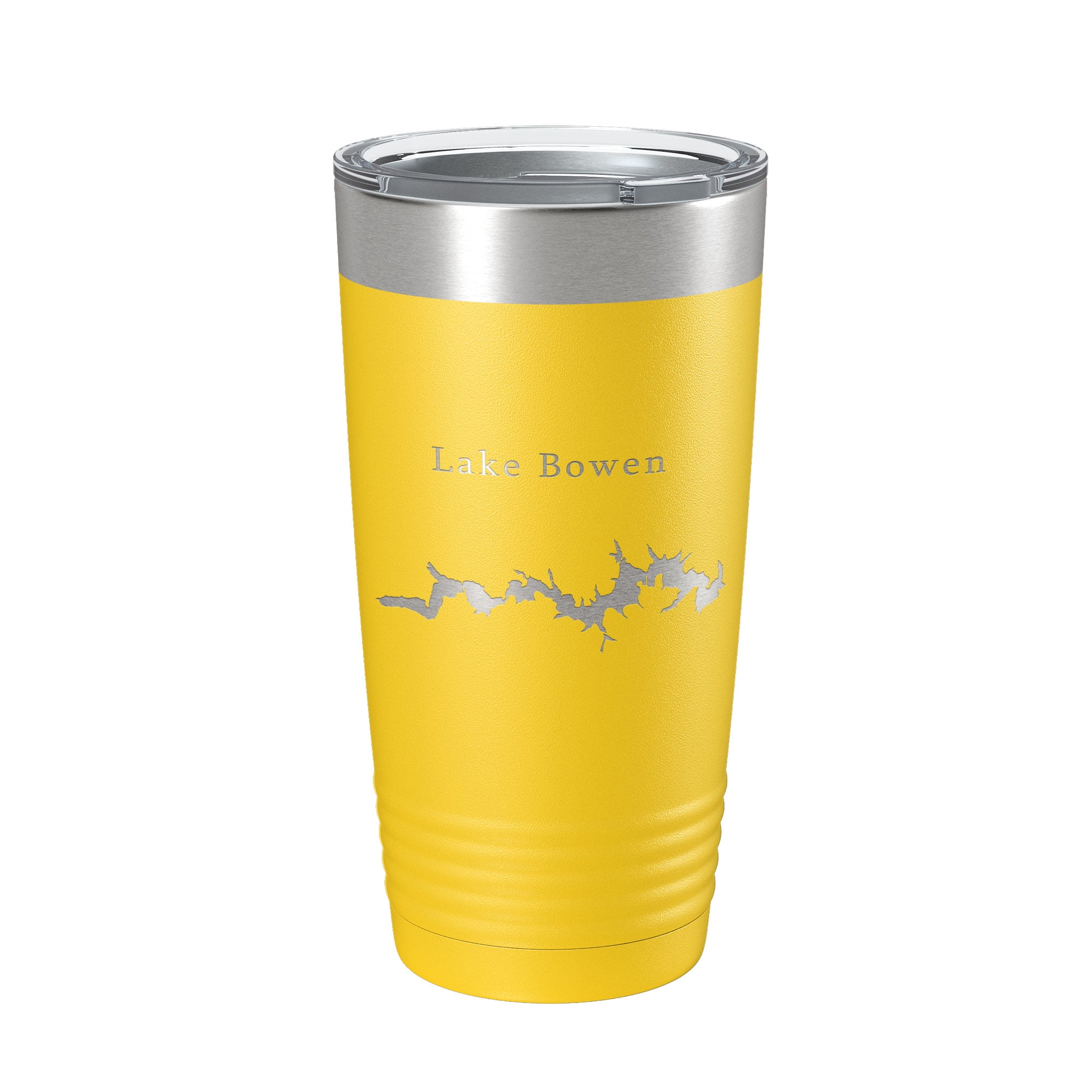 Lake Bowen Map Tumbler Travel Mug Insulated Laser Engraved Coffee Cup ...