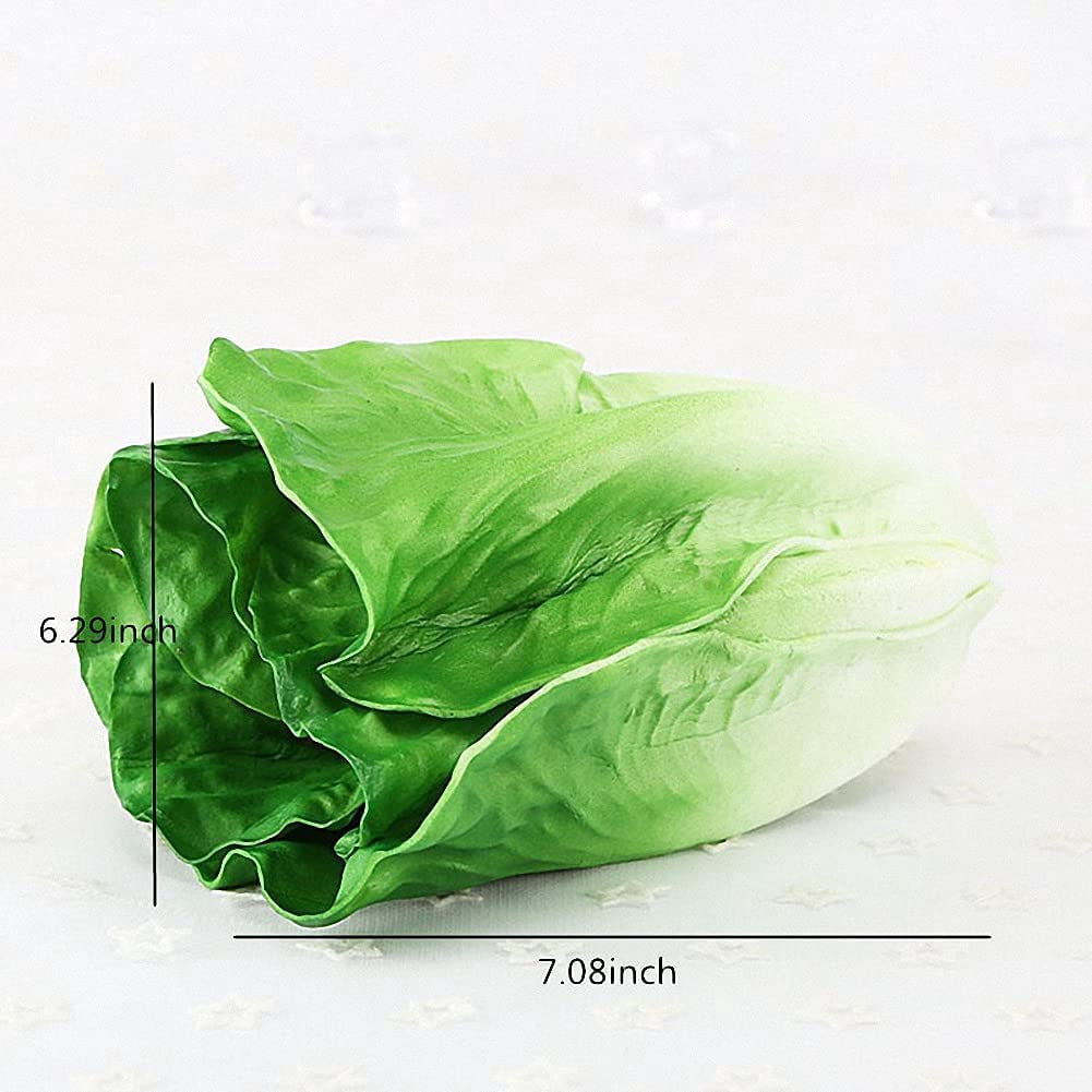 2PCS Realistic Artificial Fake Vegetables Lifelike Simulation ...