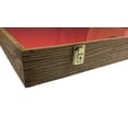 Oak Wood Display Case 18 x 24 x 3 for Arrowheads Knifes Collectibles ...