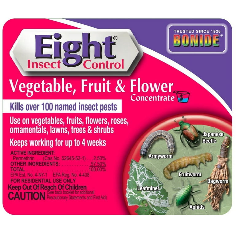Bonide 8 Insect Control Vegetables Eight Vegetable, Fruit, & Flower