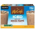 McCafe, ICED One Step Mocha Frappe K-Cup Coffee Pods, 10 Count ...