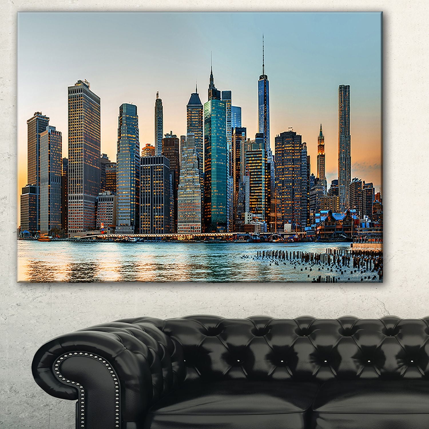Click here for Designart Design Art New York City Skyline Photogr... prices