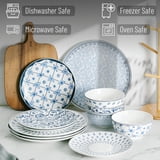 Free Shipping! Brew To A Tea 12-Piece Bone China Dinnerware Set with ...