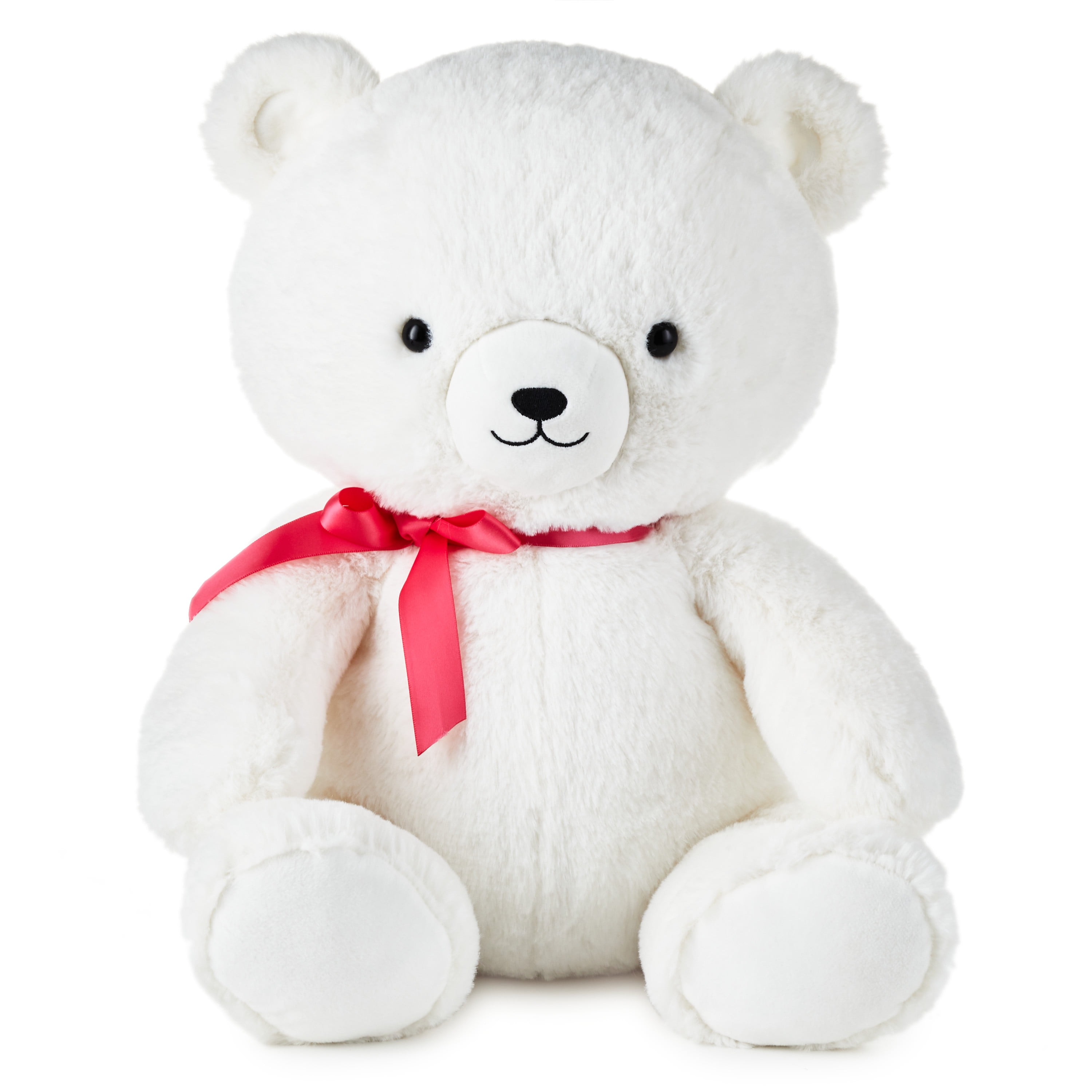 Hallmark Mother's Day Plush (White Teddy Bear Stuffed Animal), 14 ...