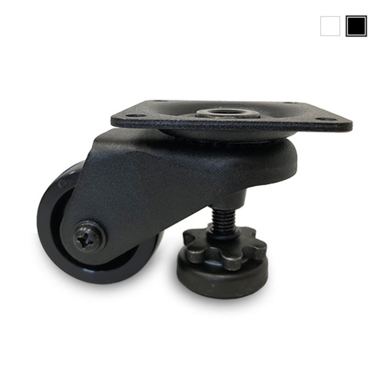 Carrymaster ACP-200F Light-Duty Flange Press Leveling Caster - Walmart.com