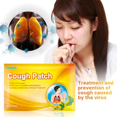 Cough and asthma stickers cough stickers 6 stickers/bag acupoint ...