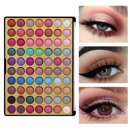 70-color Chestnut Husk Eyeshadow Earth Color Glitter Sequins Pearly ...