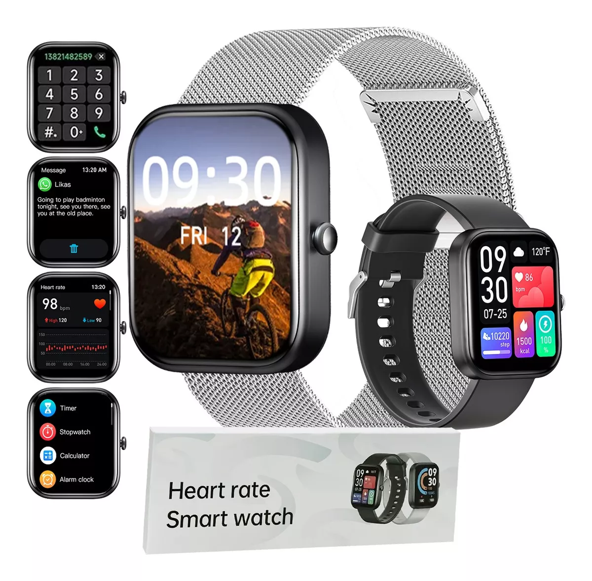 Smartwatch 2'' Reloj Inteligente Bt Llamada, Voz Inteligente | Bodega ...