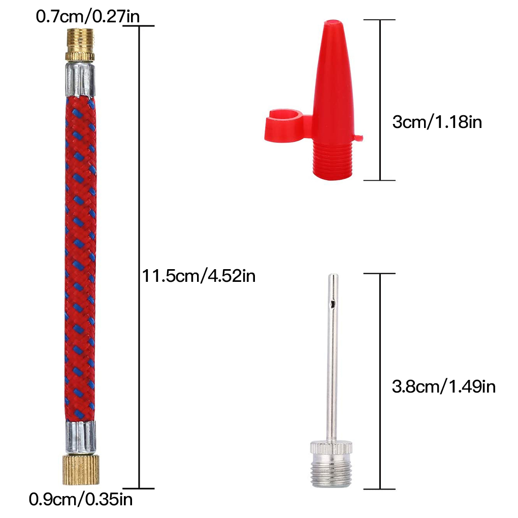 Buy Peryerana 12pcs Football Brass Valve Converter Kit Basketball Air ...