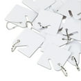 SecurIT Replacement Slotted Key Cabinet Tags, 1 5/8 x 1 1/2, White, 20 ...