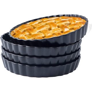 10 Strawberry Street 10" Quiche Baking Dish, White - Walmart.com