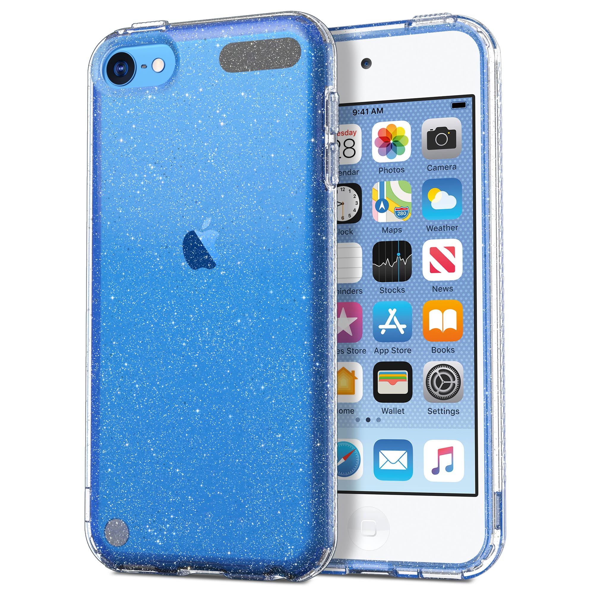 ULAK iPod Touch 7 6 5 Case, Sturdy Slim Shockproof Bumper Case for ...