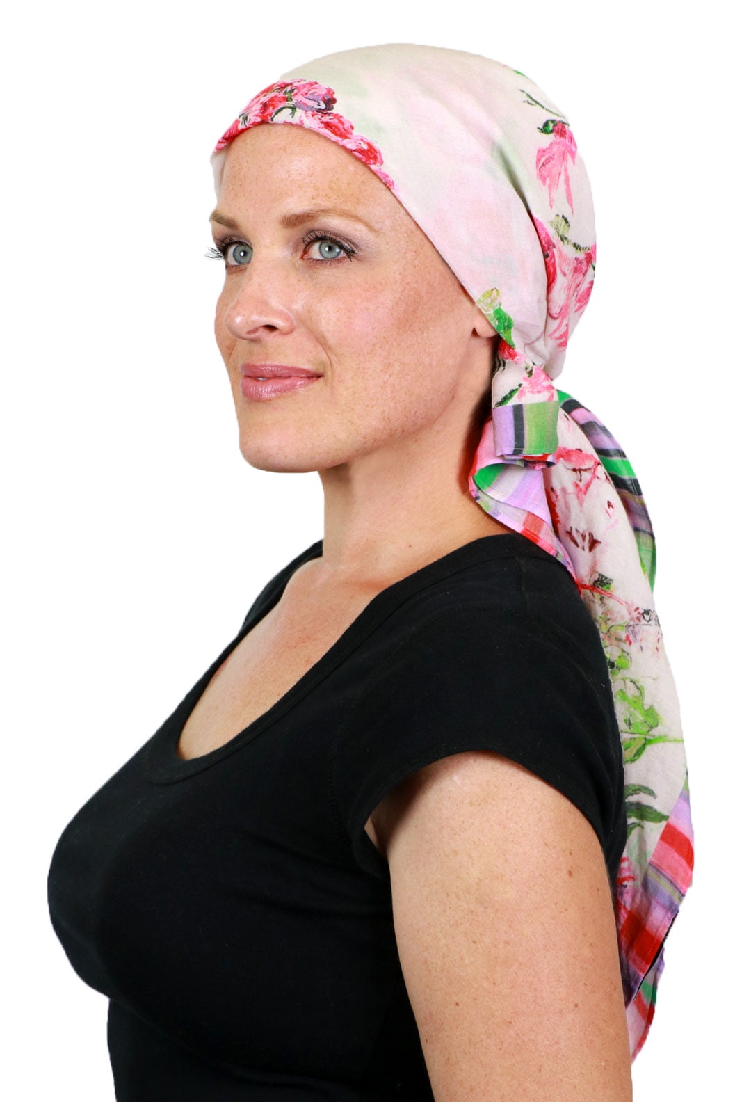 Vismaya 100% Cotton Chemo Head Wrap 40" x 40" - Walmart.com