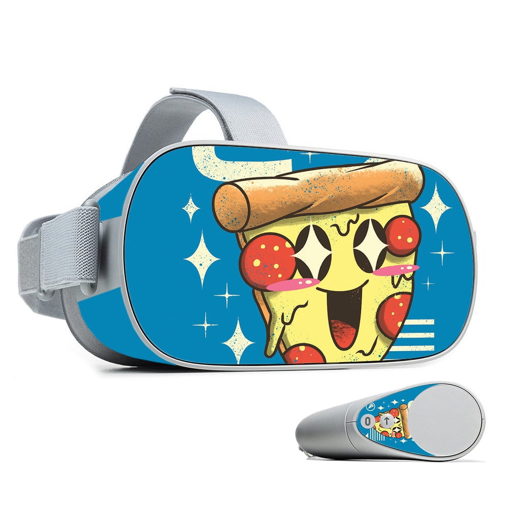 Skin Decal Wrap Compatible With Oculus Go Sticker Design Pizza Kawaii ...