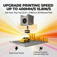 AOSEED 3D Printer Deal Pack for Kid (AI-Powered) with 4 PLA Filament ...