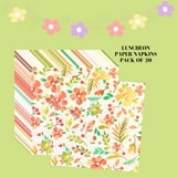 Keep Unique Flower Paper Napkins, Spring Luncheon Napkins, Assorted ...