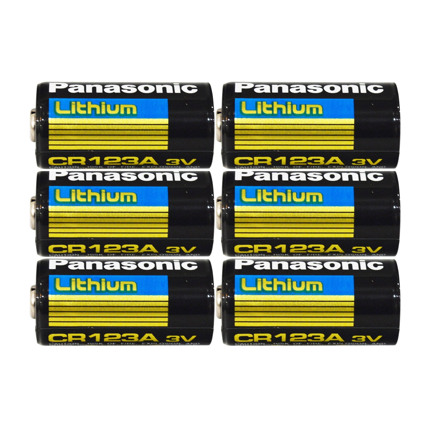 Panasonic CR123A 3V Long Lasting Lithium Batteries - Walmart.com