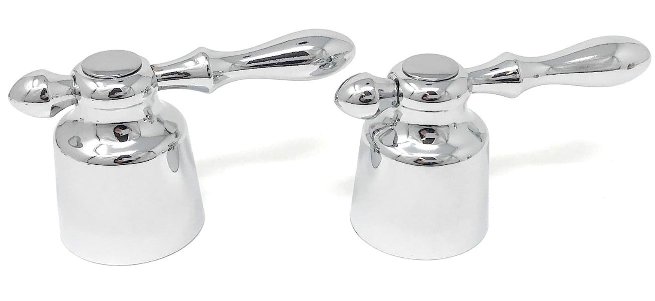 Universal Faucet Handle Pair Cold and Hot Water Adapts and Fits on Most ...