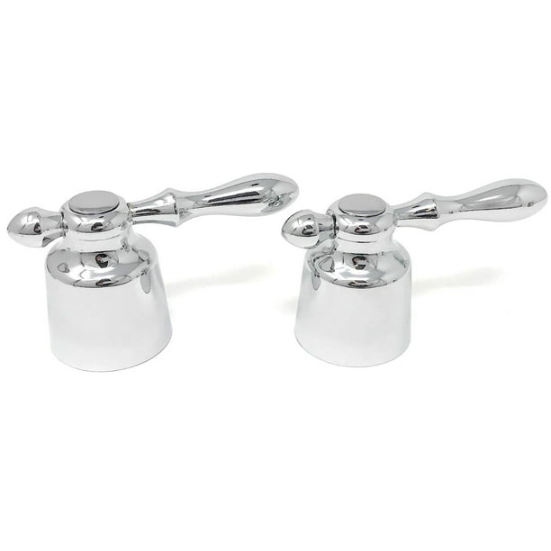 Universal Faucet Handle Pair Cold and Hot Water Adapts and Fits on Most ...