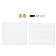 Pen+Gear Magnetic Dry Erase Monthly Wall Calendar and Letter Board, 17 ...
