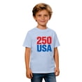 250Th Anniversary Boys Summer Graphic T Shirt Casual Cartoon Print Soft ...