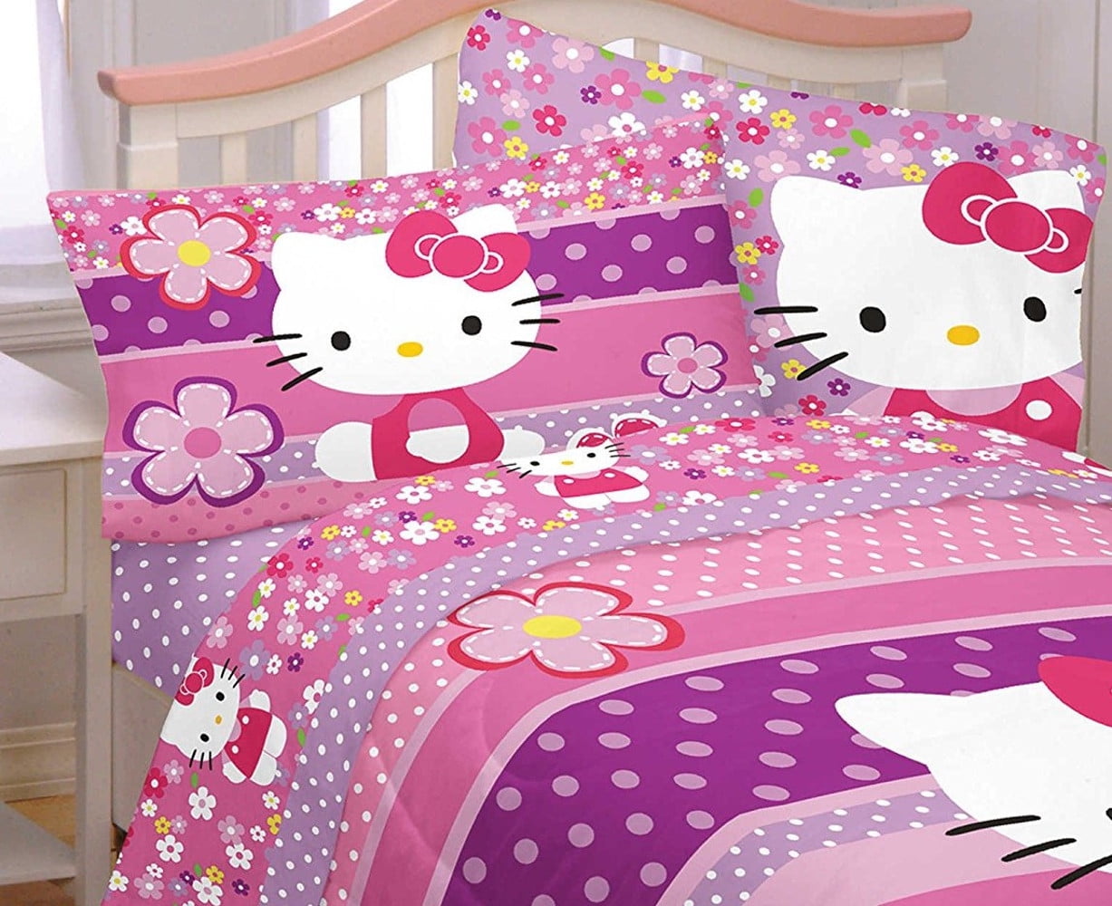 Hello Kitty Full Sheet Set - Walmart.com