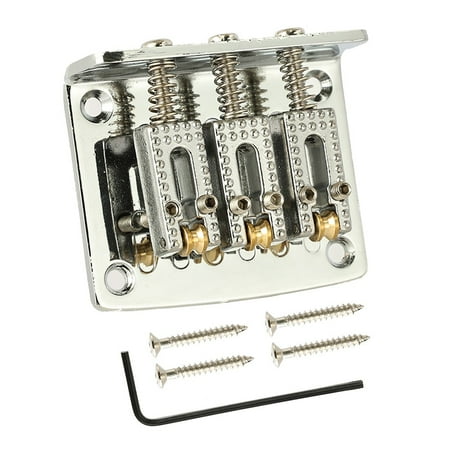 Adjustable 3 String Bridge Tailpiece Hardtail with Screws for CigarBox ...