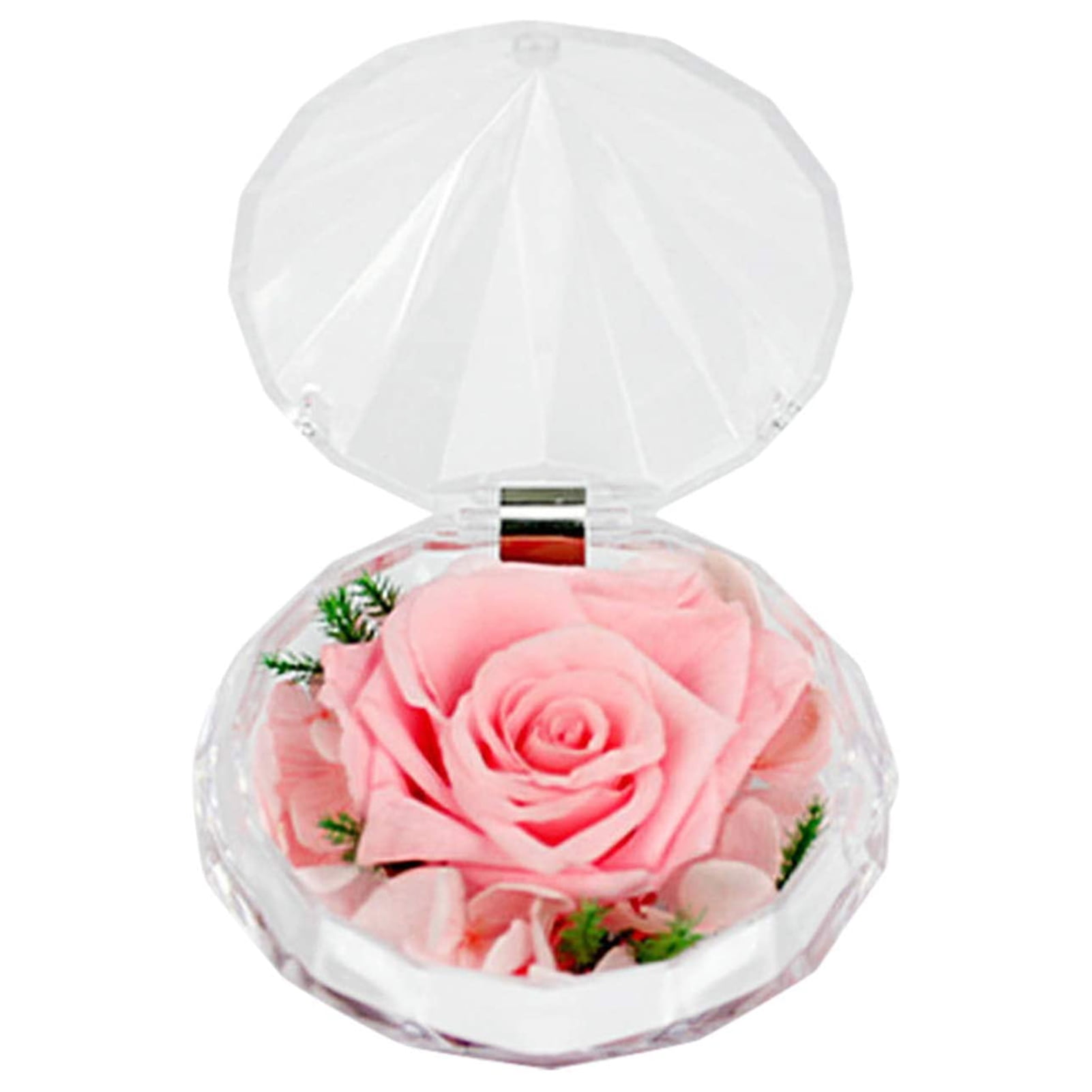 Hesroicy Rose Preserved Box Handmade Openable Portable Eternal ...