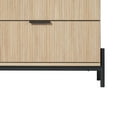 Walker Edison Mid-Century 6-Drawer Dresser with Reeded Drawer Fronts ...