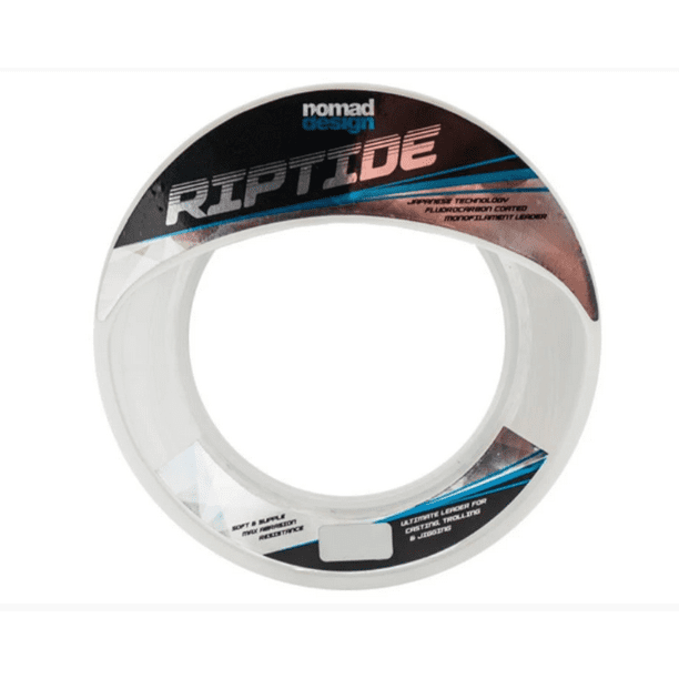 Nomad Design Nomad Riptide Flouro Coated Clear Mono Leader - Walmart.com