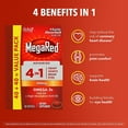 MegaRed Advanced 4 in 1 Omega-3 EPA DHA Fish & Krill Oil Softgel, 80 ...