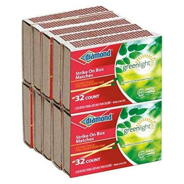 Cartwright Strike Anywhere Matches, 250 Pack, Wooden, Red Tip, Camping ...