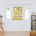 Cartoon Cat and Paw Door Curtain Sheer Privacy Light Filtering Window ...