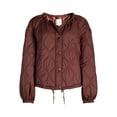 Free Assembly Women's Quilted Parachute Jacket, XS-XXL - Walmart.com
