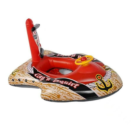 Children Circle Inflatable Pool Float Toy Boat Pvc Kids Jet Fighter ...