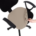 ANHXN Stretch Jacquard Office Computer Chair Seat Covers, Removable ...