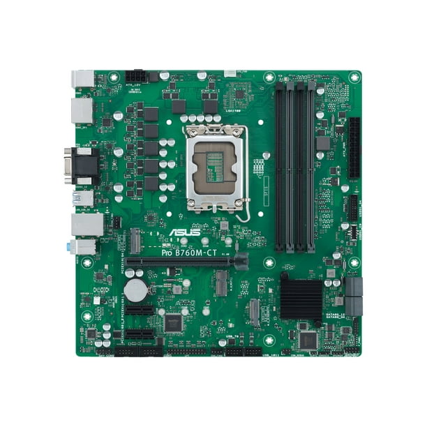ASUS Pro B760M-CT-CSM - Motherboard - micro ATX - LGA1700 Socket - B760 ...