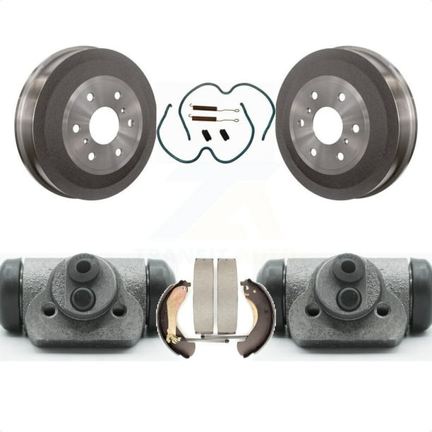 Transit Auto - Rear Brake Drum Shoes Spring And Cylinders Kit For 2009 ...
