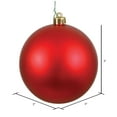 Vickerman 3" Christmas Red Matte Ball Ornament, 32 per Box - Walmart.com